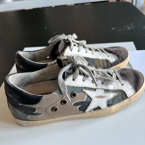 Golden Goose | Shoes | Authentic Golden Goose Rare Camo Super Star Db ...